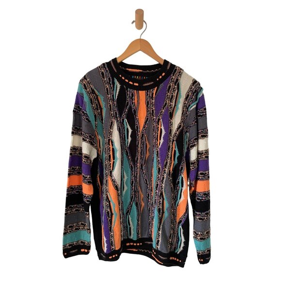 STEVEN LAND | Sweaters | Vtg Steven Land Multi Color Sweater Cosby ...